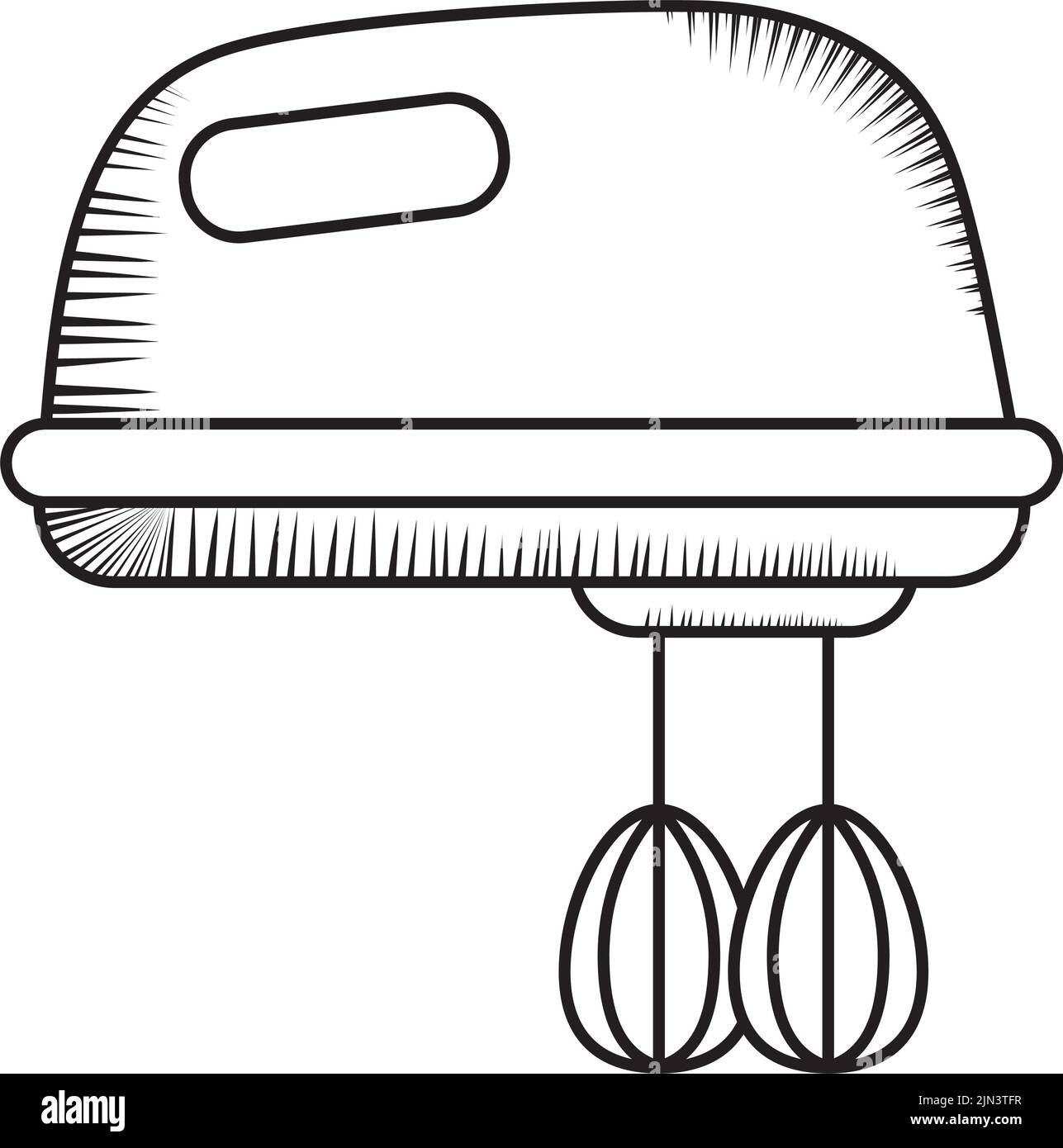 Electric cake mixer Black and White Stock Photos & Images - Alamy