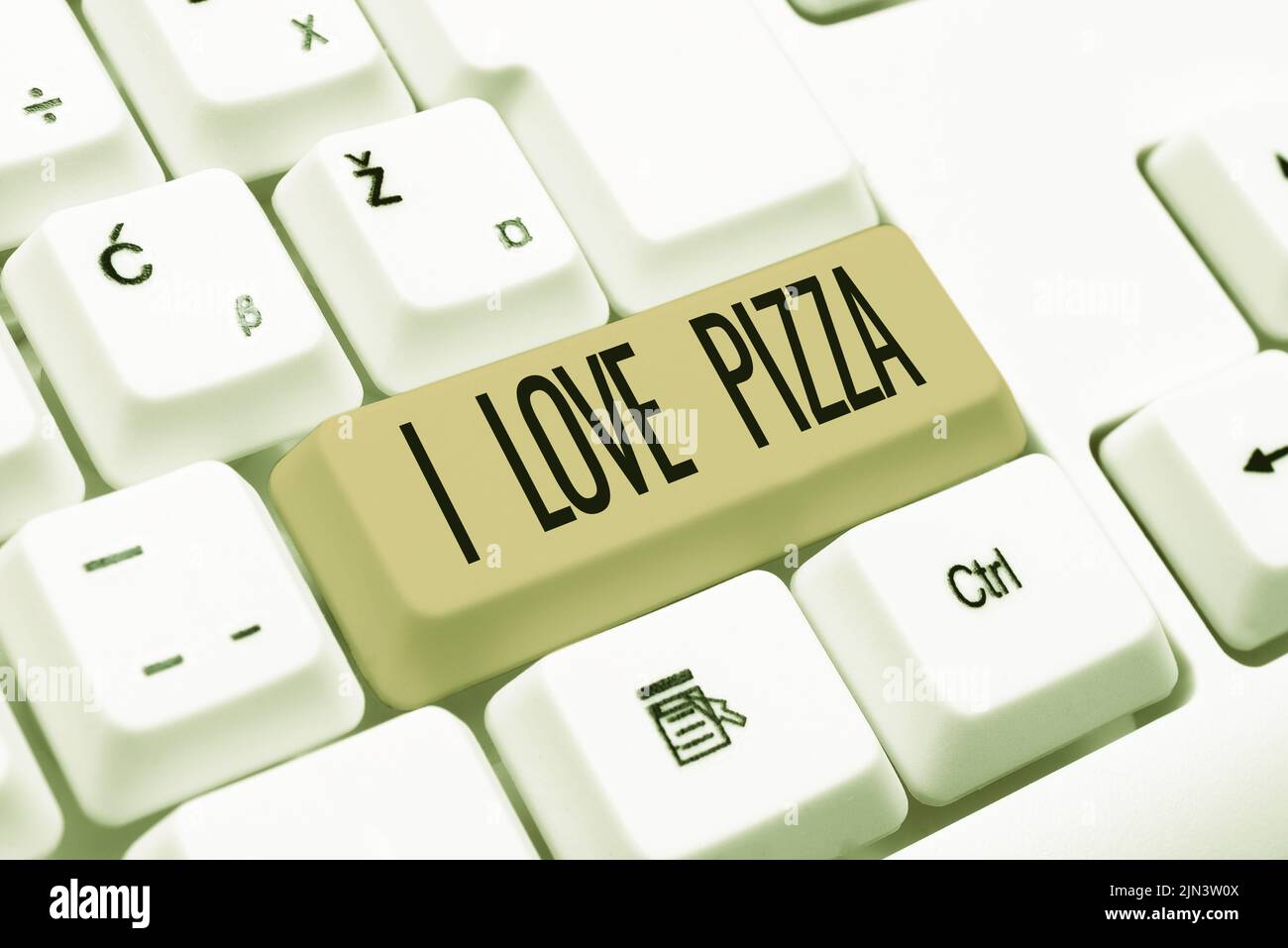 Conceptual display I Love Pizza. Business approach To like a lot ...