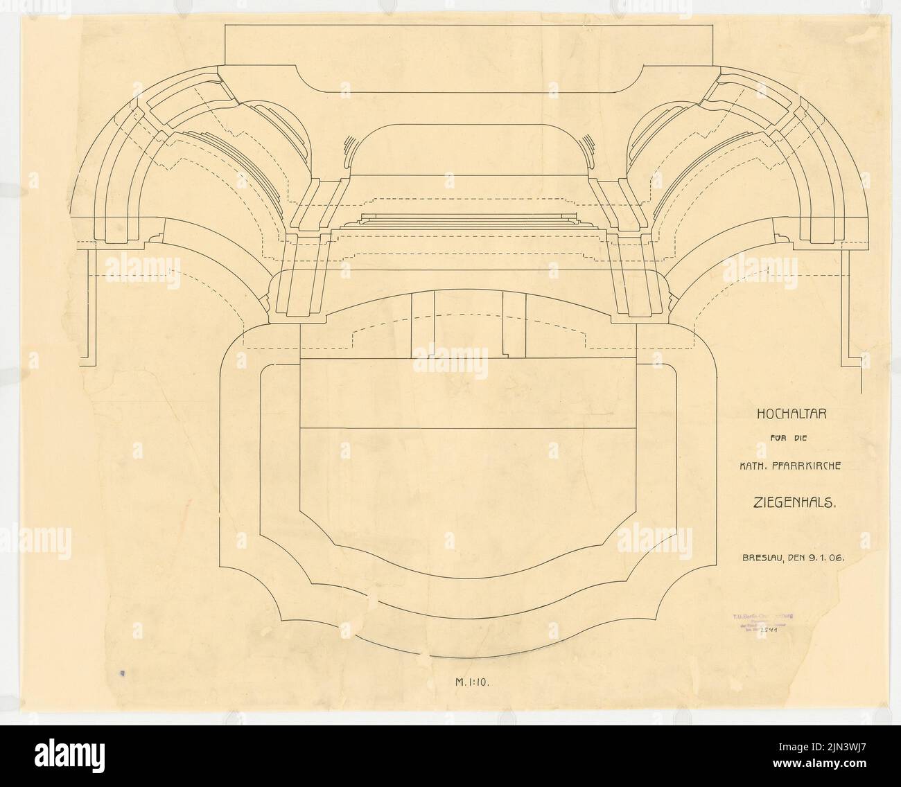 Altar floor plan hi-res stock photography and images - Alamy