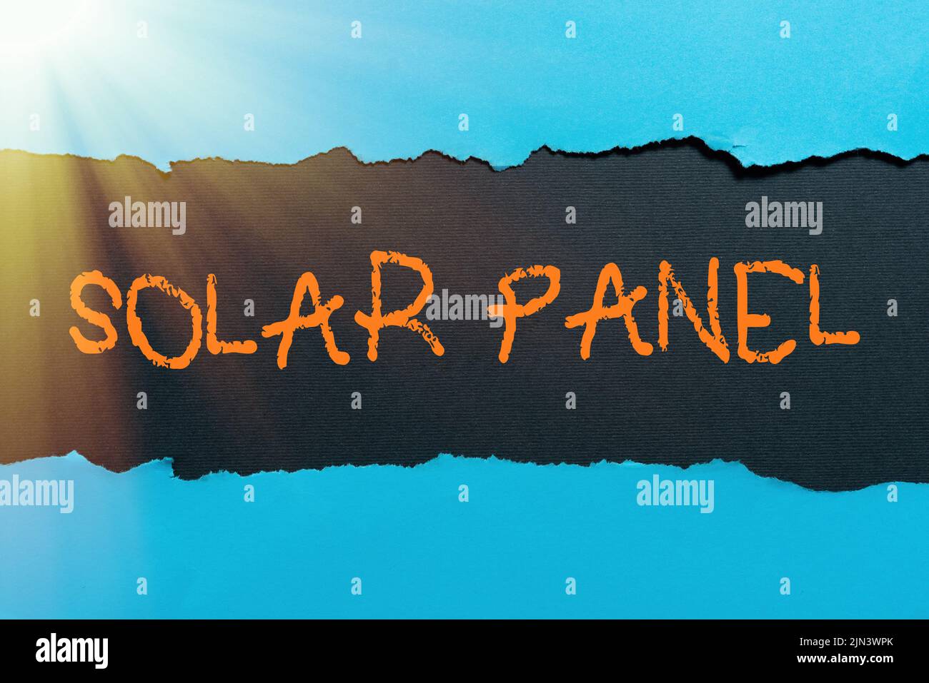 Text Sign Showing Solar Panel Business Concept Designed To Absorb Suns Rays Source Of Energy