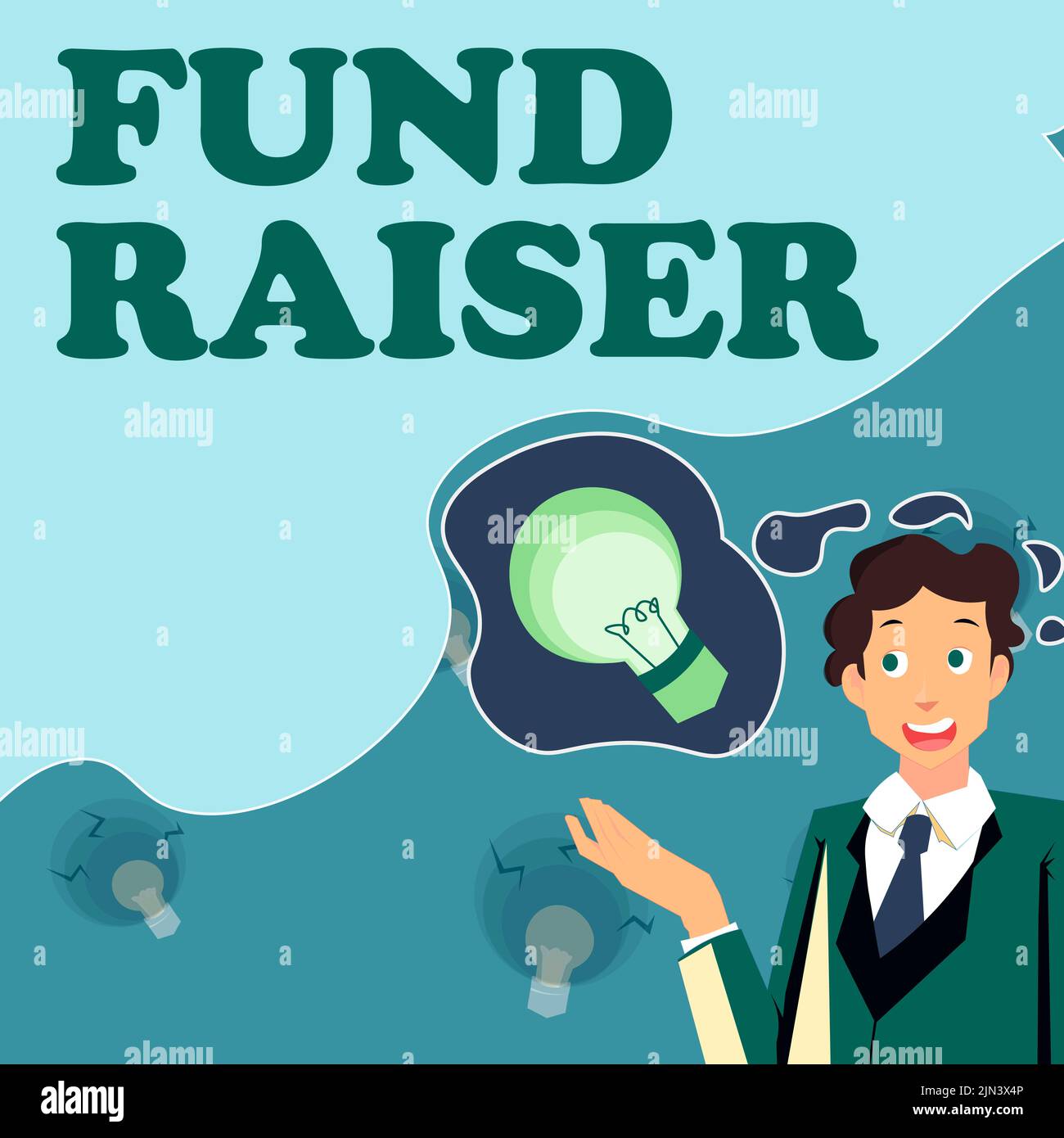 Conceptual display Fund Raiser. Word Written on person whose job or ...