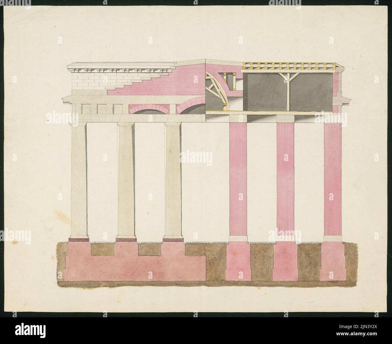 Carl gotthard langhans 1732 1808 brandenburger tor hi-res stock ...