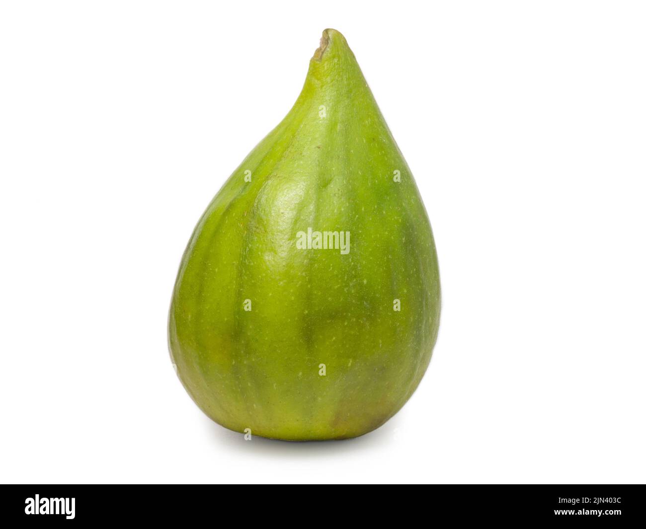 Green figs on a white background. Fresh wine berry. The green fruit of ...