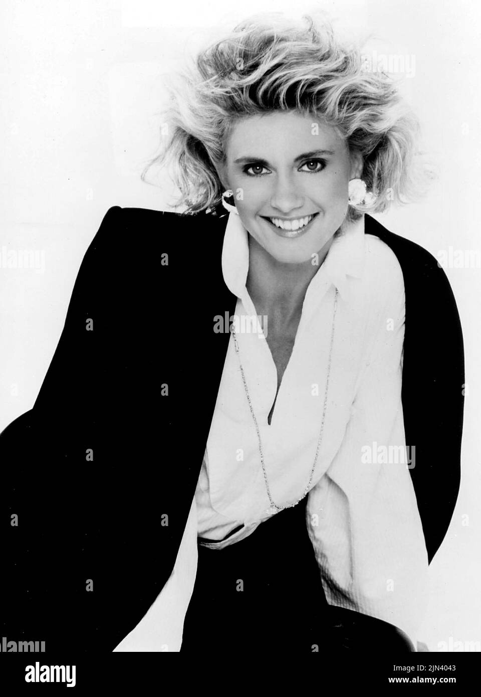 FILE PICS: Olivia Newton-John 1948-2022. 1985 - Hollywood, California ...