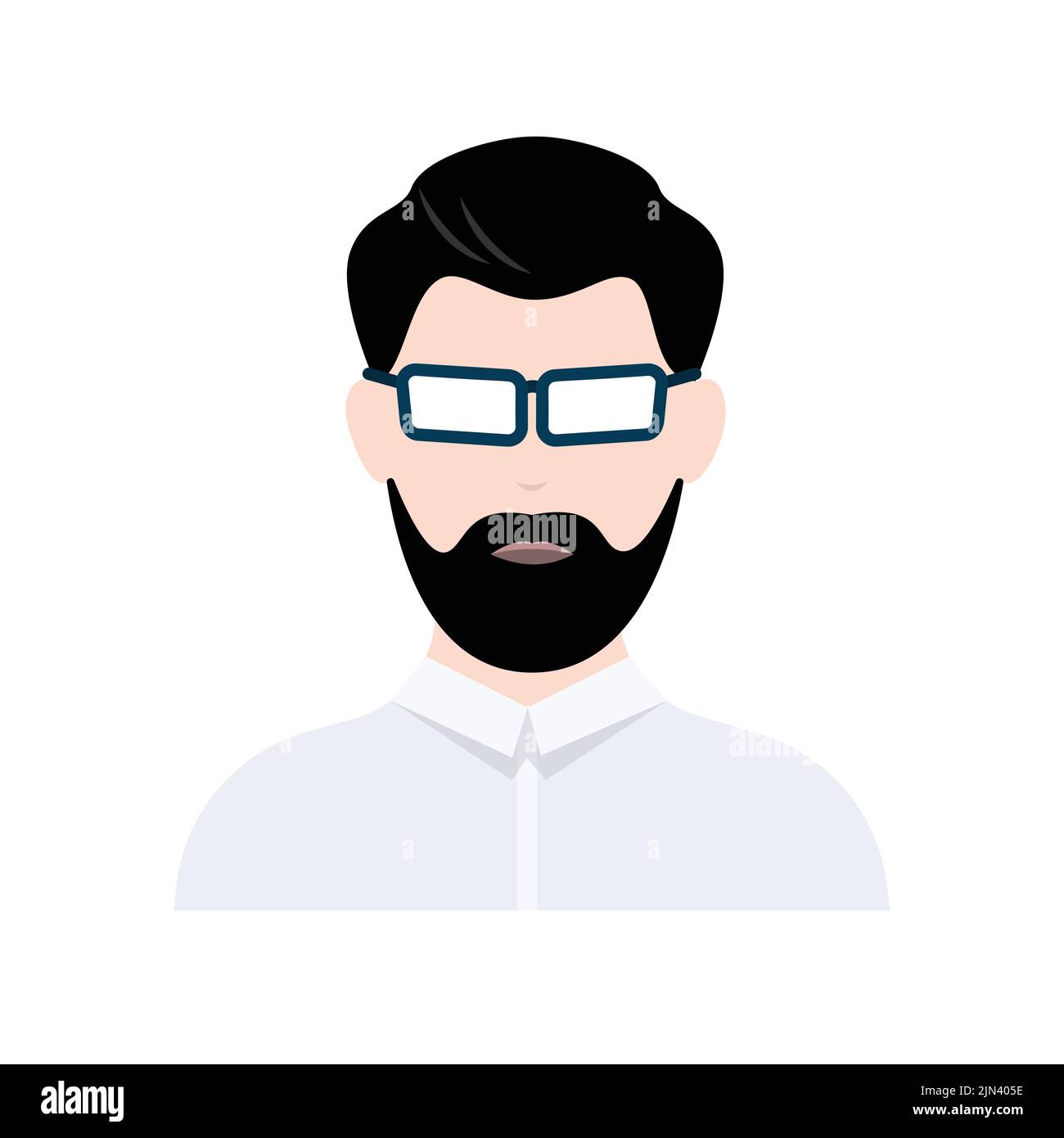 Vector icon of office man Stock Vector Image & Art - Alamy