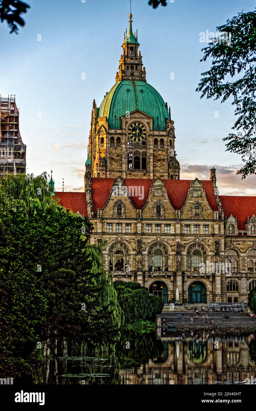 Neues Rathaus Hannover. Deutschland Stock Photo - Alamy