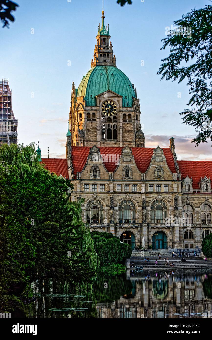 Neues Rathaus Hannover. Deutschland Stock Photo - Alamy