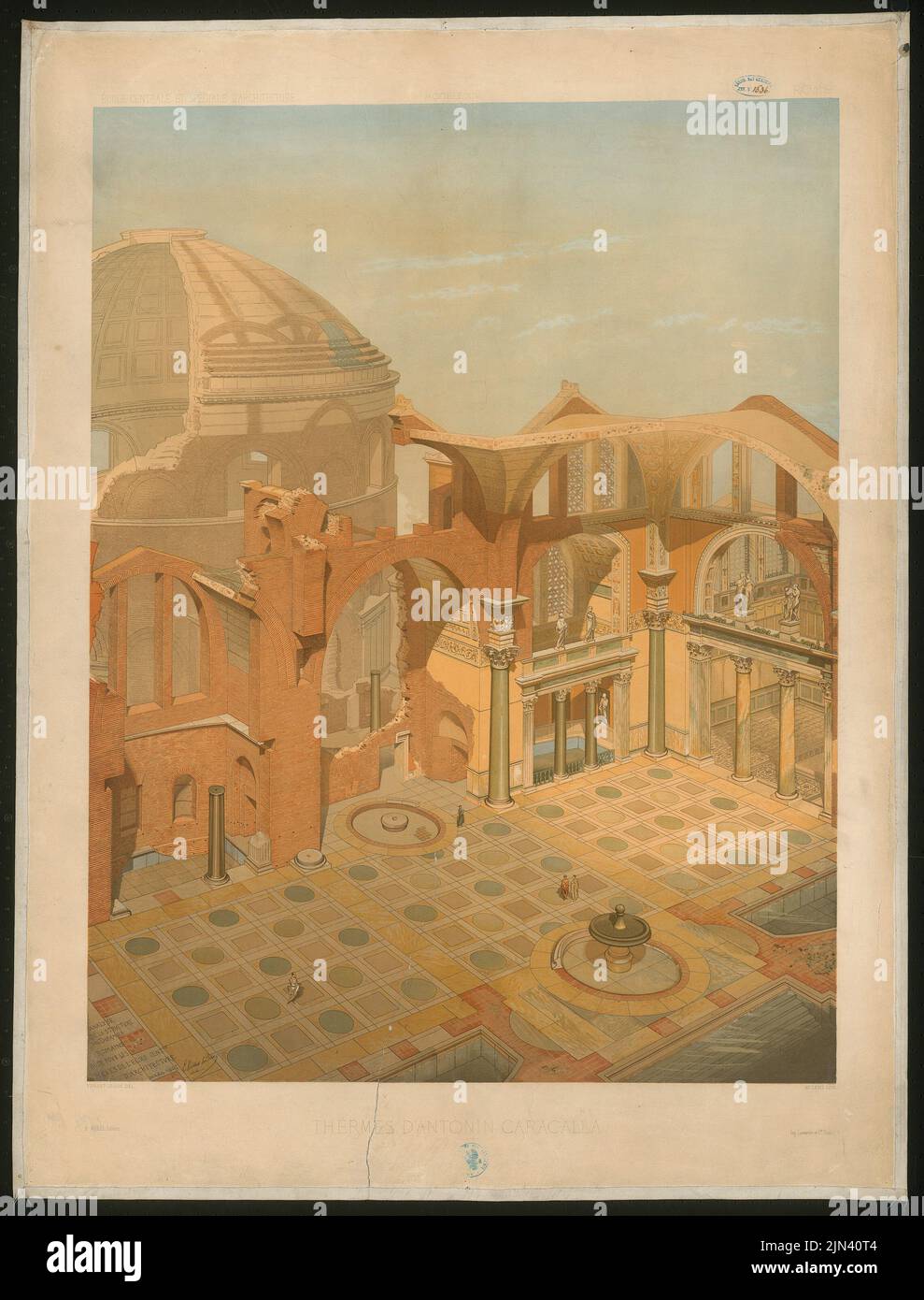 Ancient rome reconstruction colored hi-res stock photography and images ...