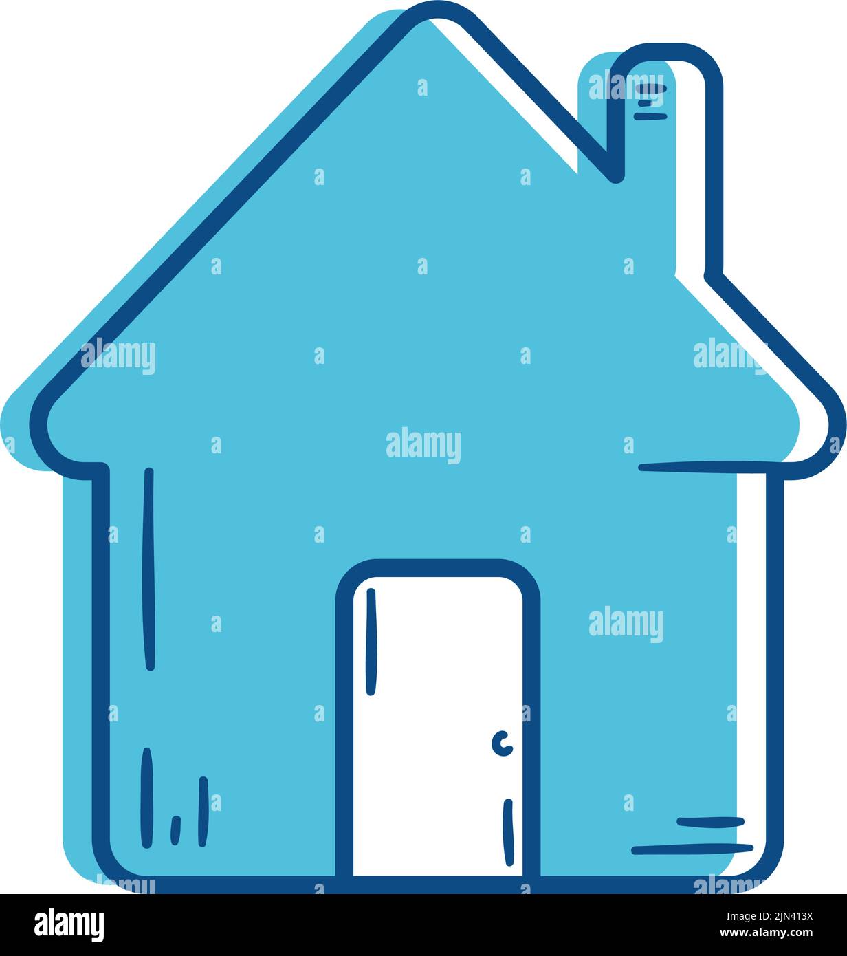 house front facade isolated icon Stock Vector Image & Art - Alamy