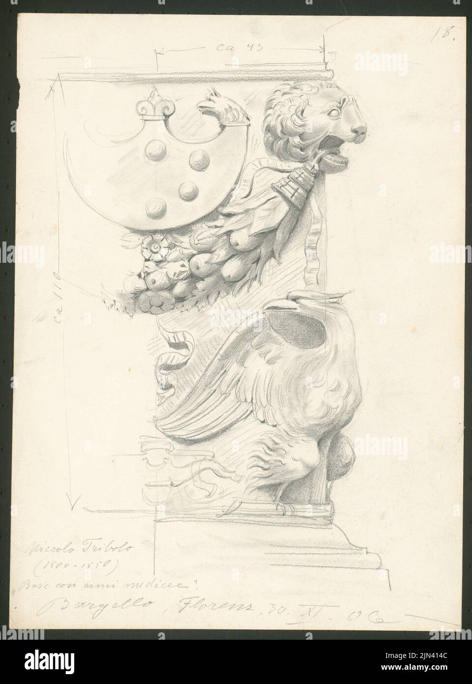 Niccolo Tribolo (1500-1550, as a sculptor): Bargello, Florence Stock ...