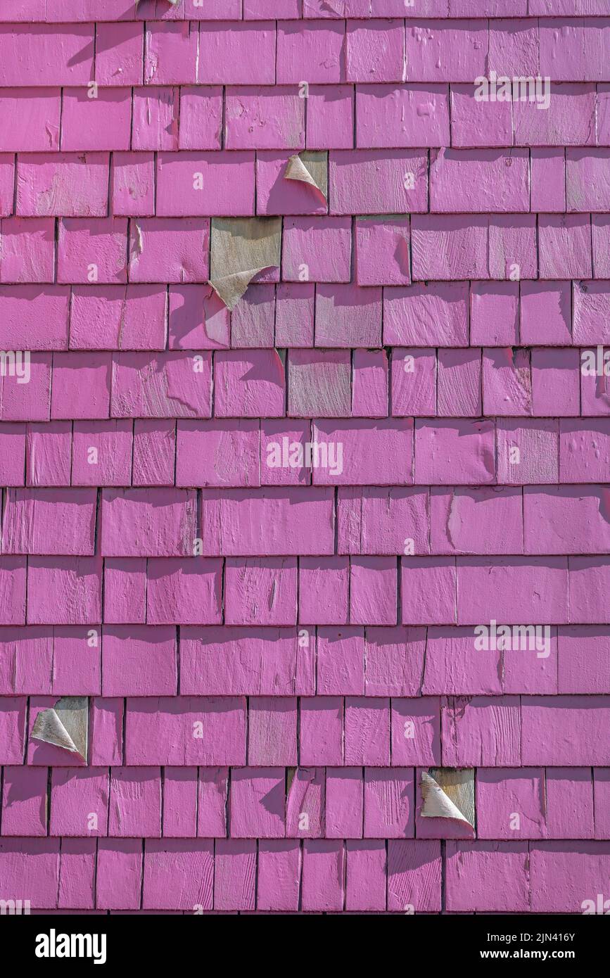 Violet wood shingles hi-res stock photography and images - Alamy