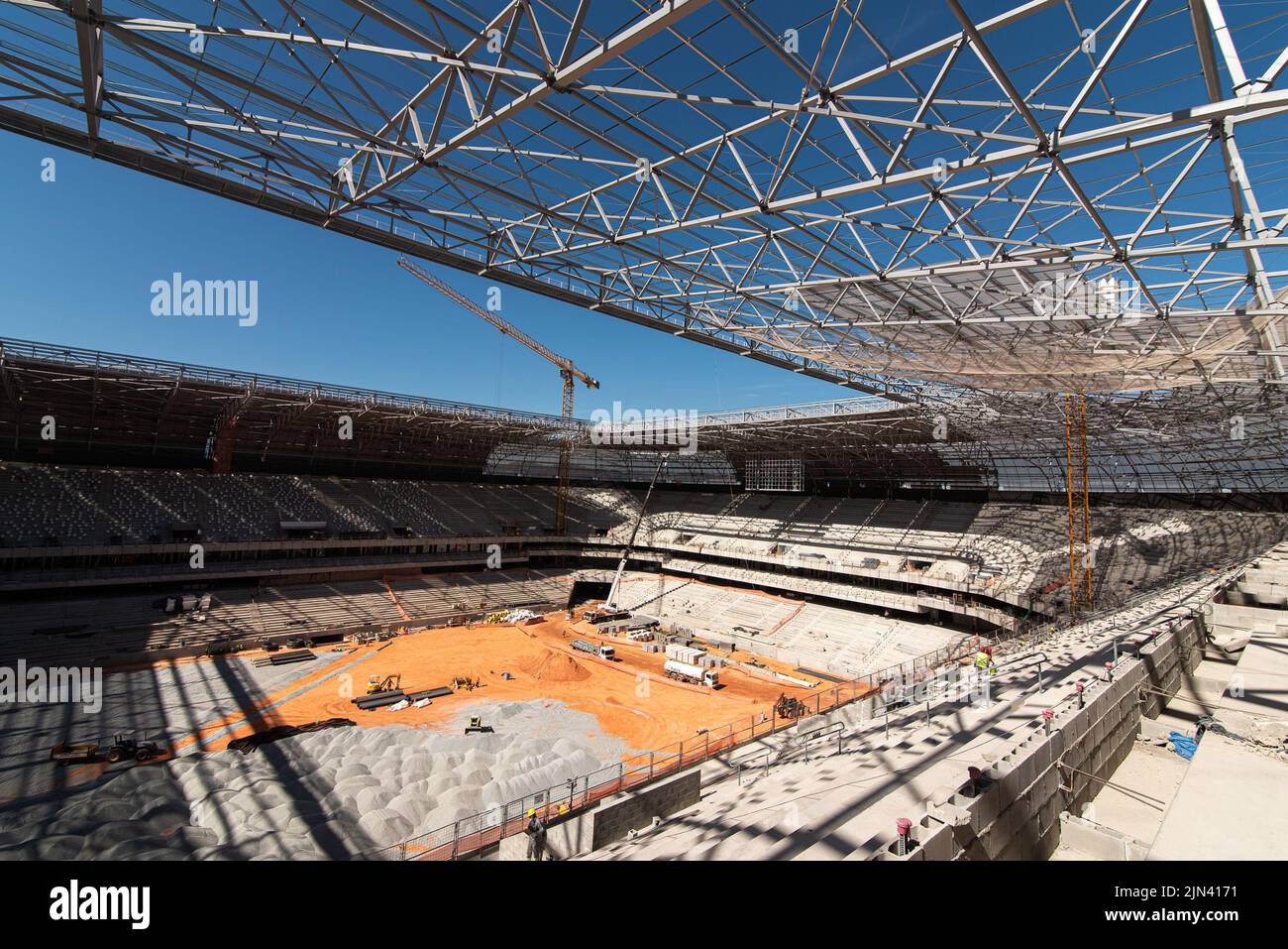 MG - Belo Horizonte - 08/08/2022 - FILE, WORKS ARENA MRV General view ...