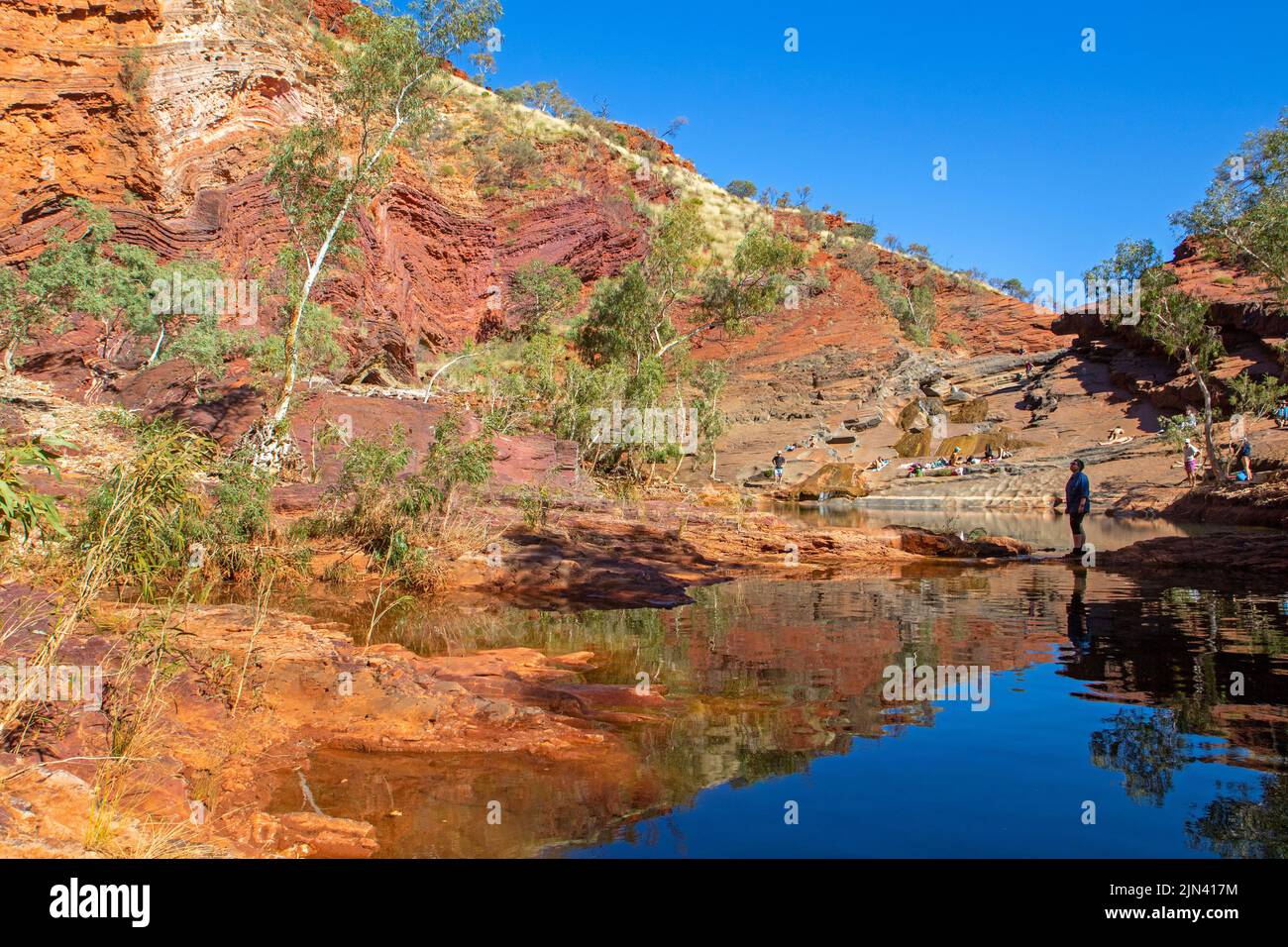 Hamersley Gorge, Karijini National Park Stock Photo - Alamy