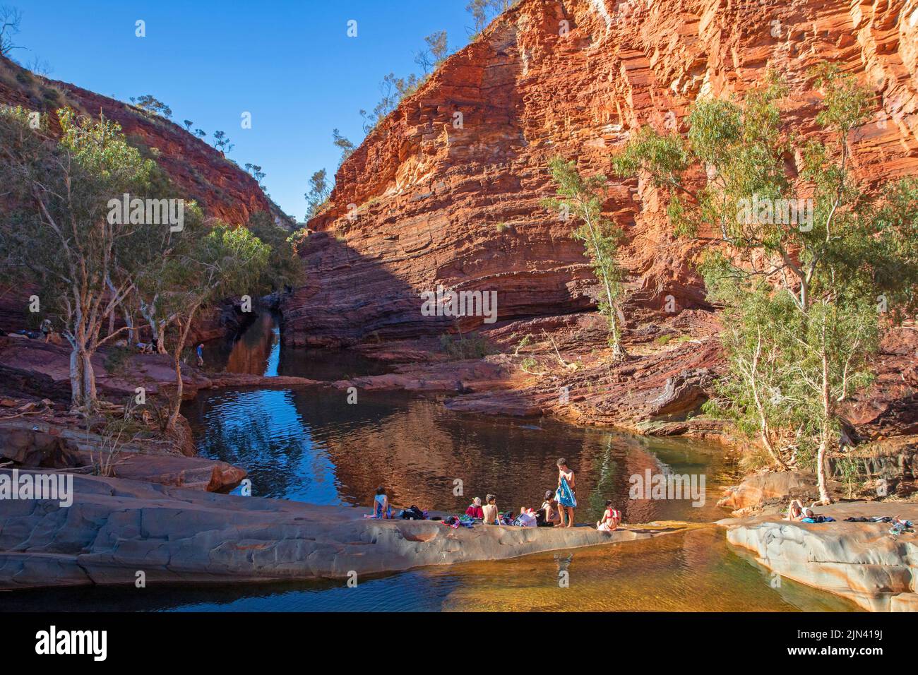 Hamersley Gorge, Karijini National Park Stock Photo - Alamy