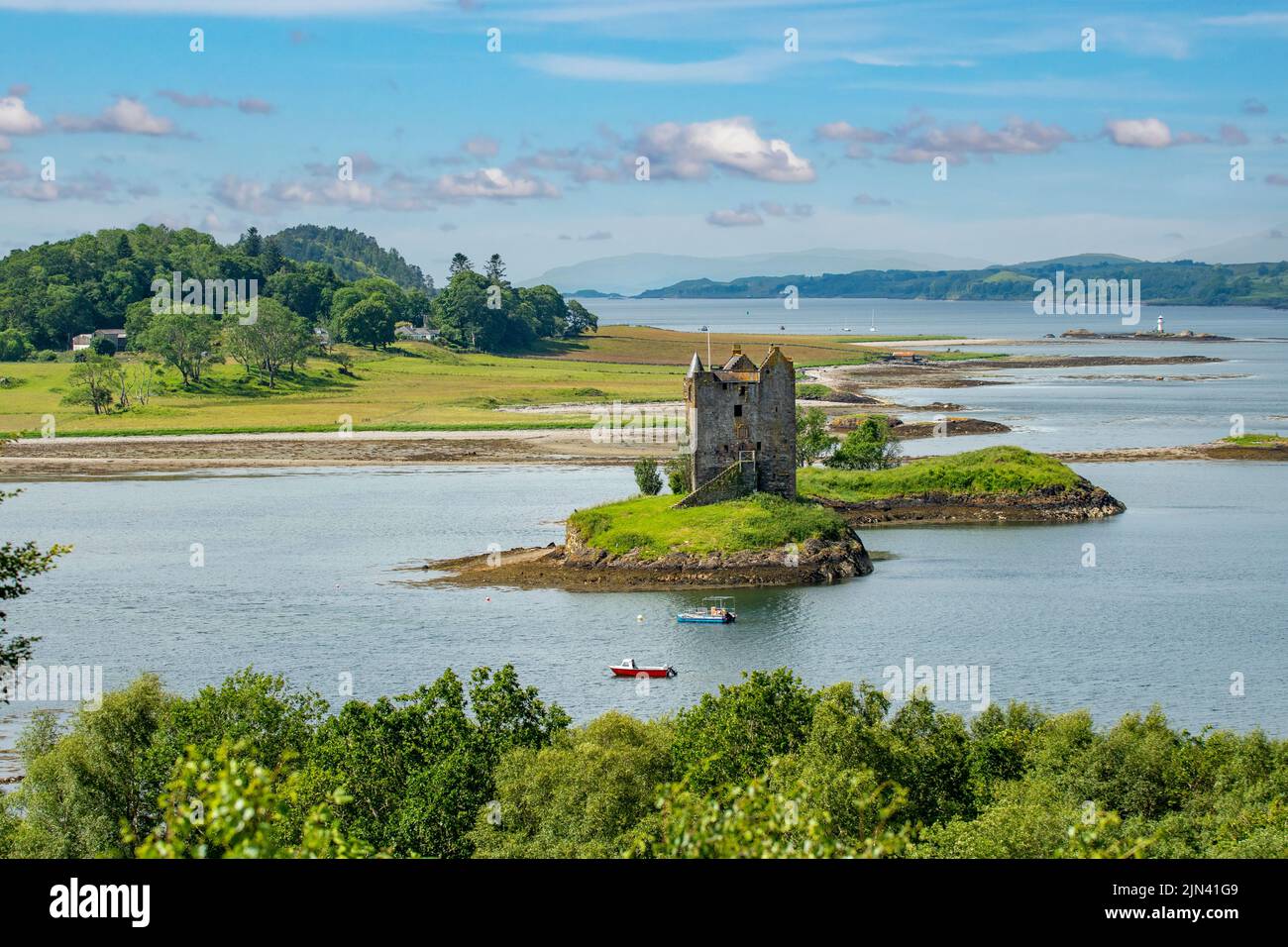 Castle Stalker, Appin, Argyll, Scotland Stock Photo - Alamy