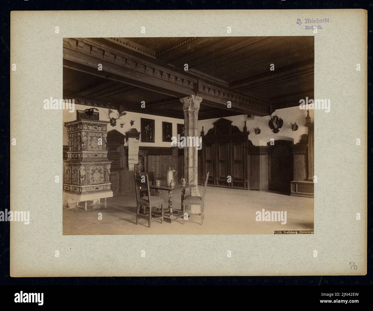 Otto Schmidt (1849-1920, as a photographer): Tratzberg Castle, Jenbach ...