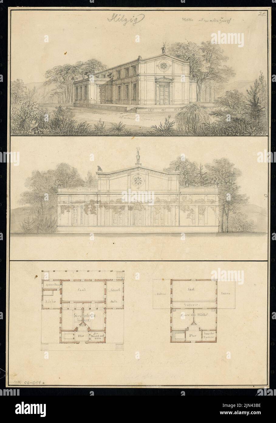 Friedrich Hitzig (1811-1881): Schützenhaus. Monthly competition May ...