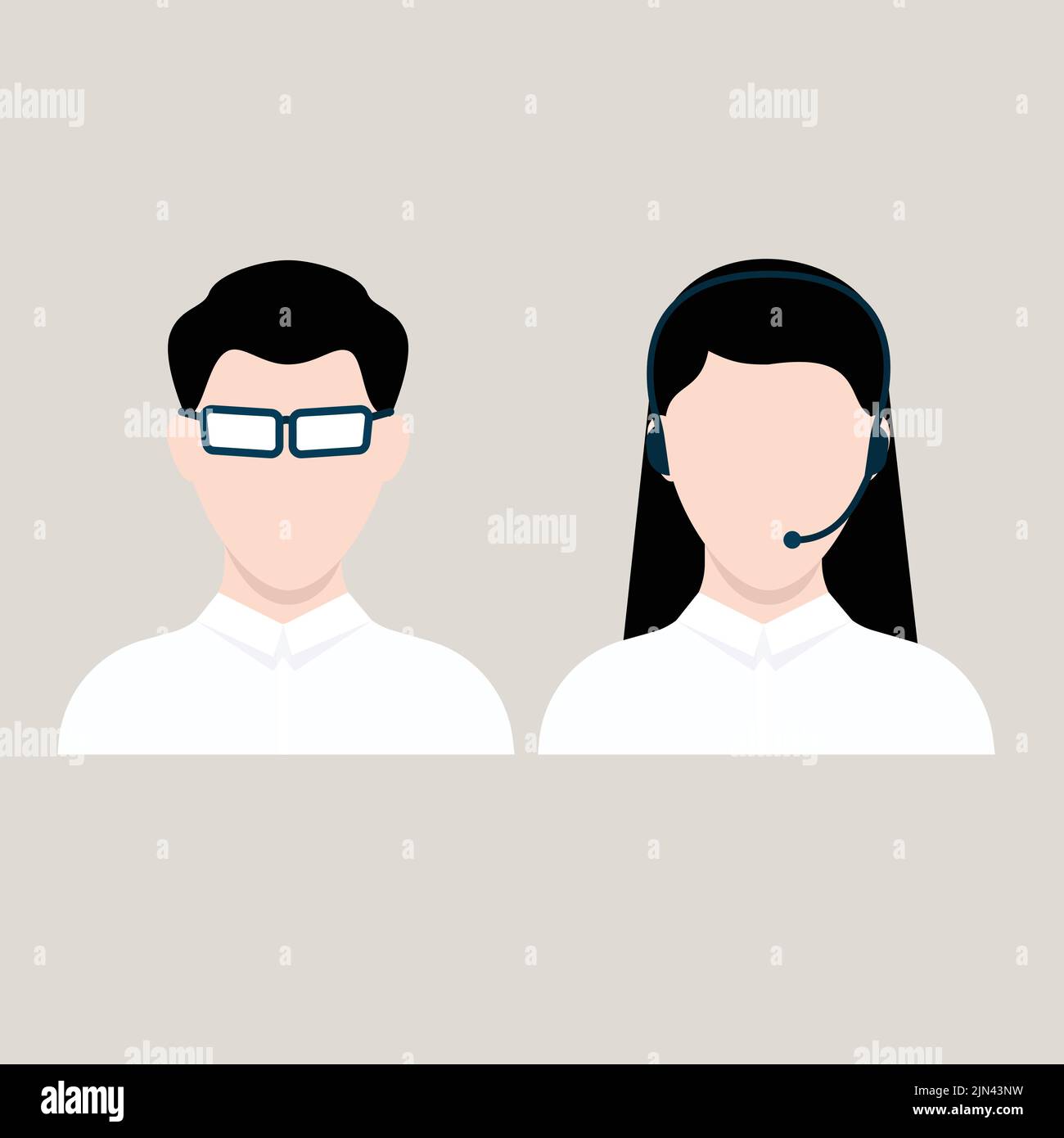 Support team. Vector icon Stock Vector Image & Art - Alamy