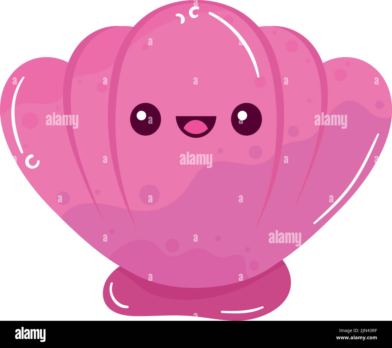 pink shell sealife creature icon Stock Vector Image & Art - Alamy