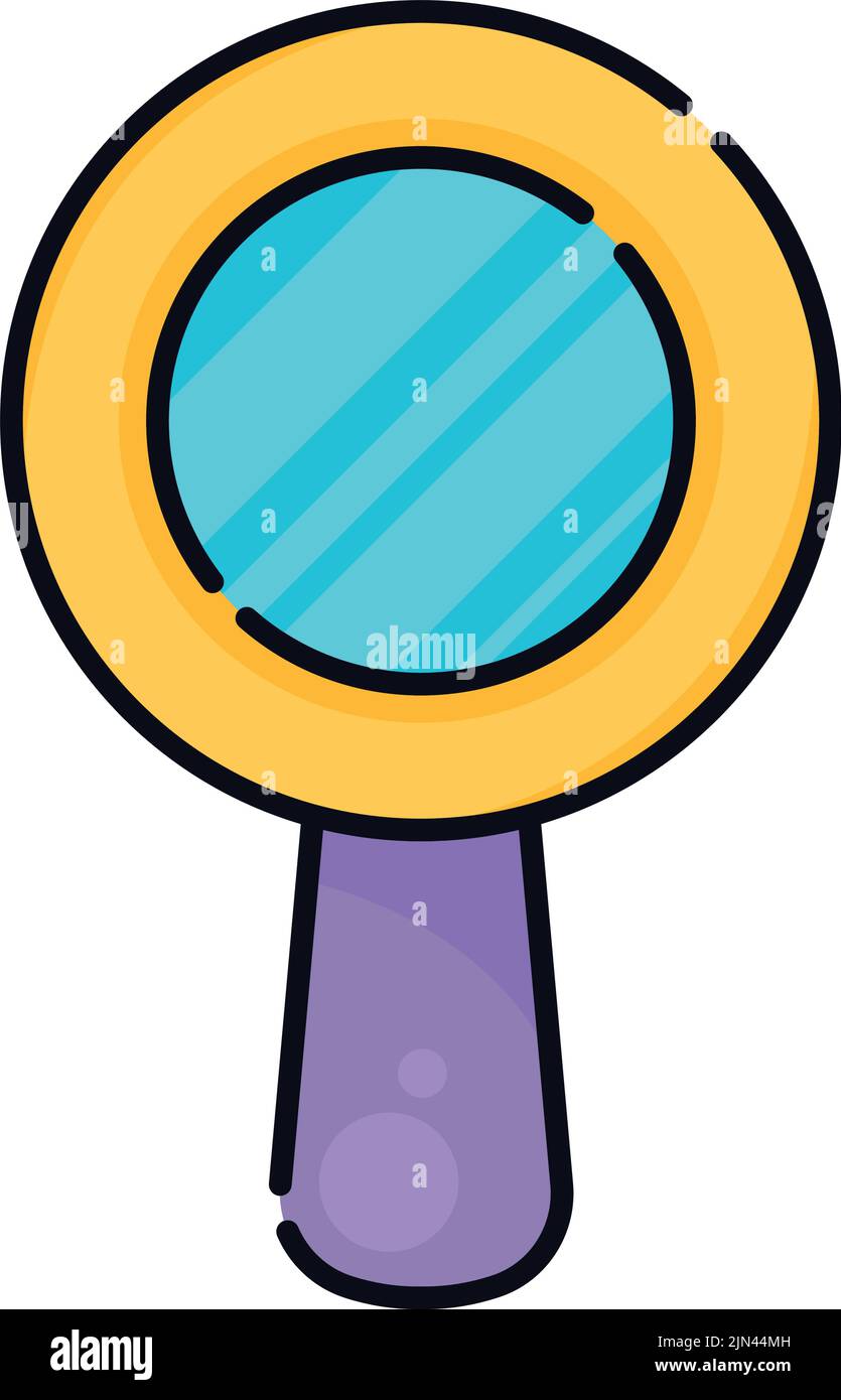 magnifying glass search isolated icon Stock Vector Image & Art - Alamy