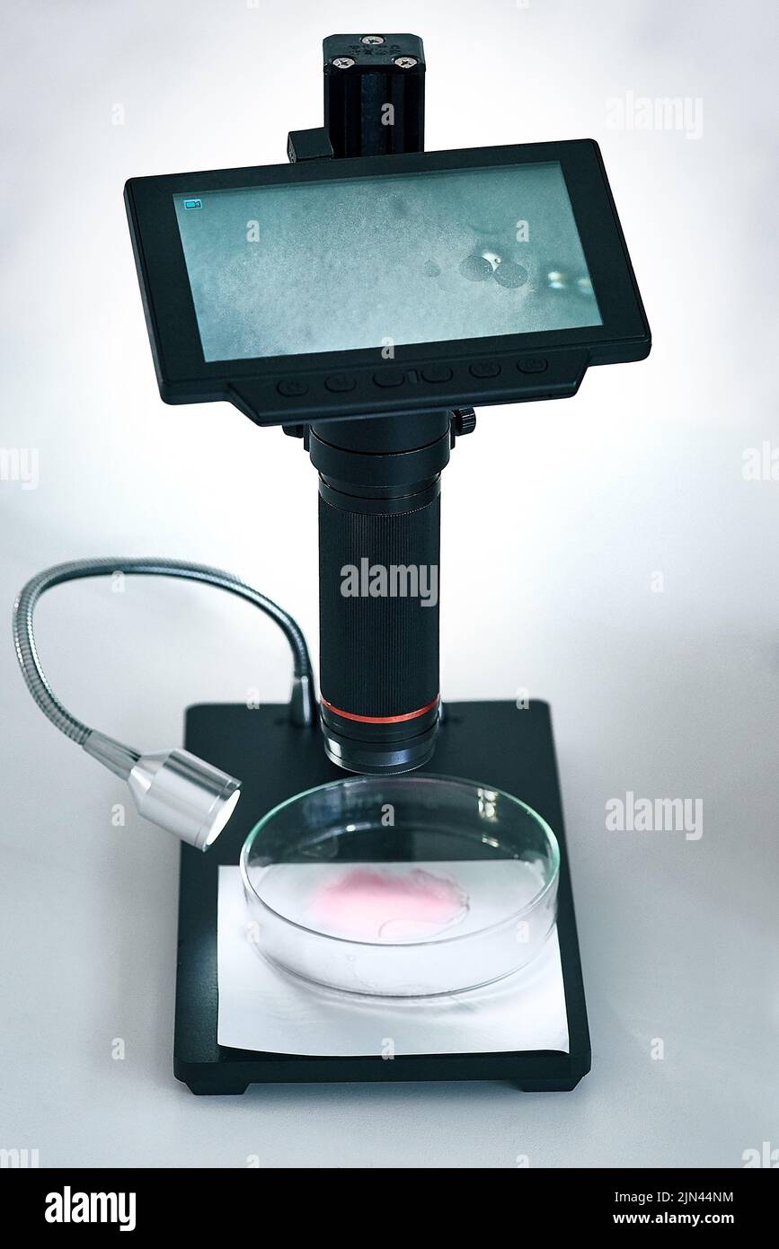 Digital microscopes are a game changer. Still life shot of a digital ...