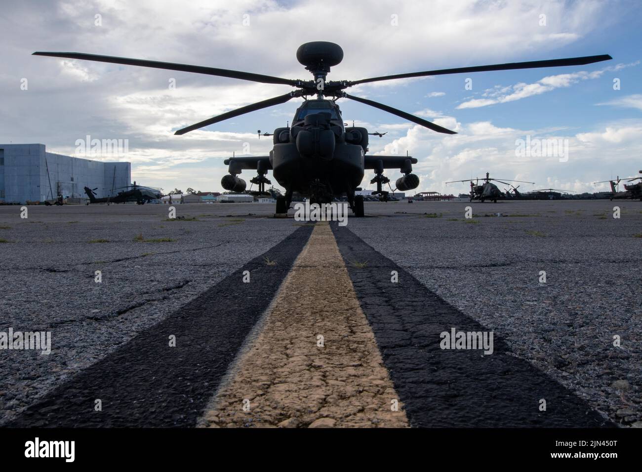 An AH-64 Apache assigned to 3rd Squadron, 17th Cavalry Regiment, 3rd ...