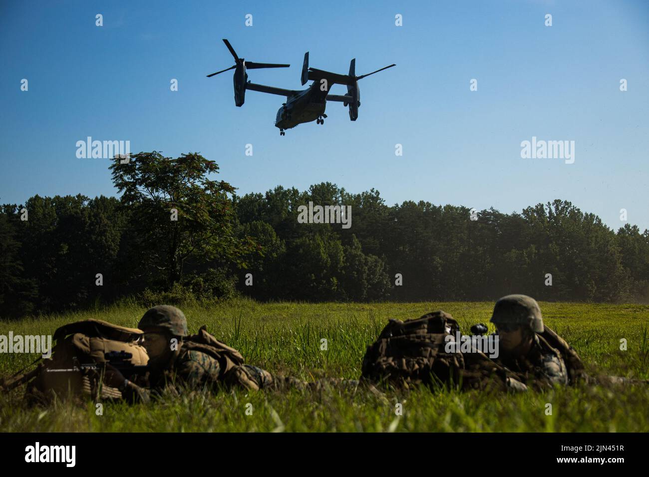 Marines with Guard Company, Marine Barracks Washington, post security ...