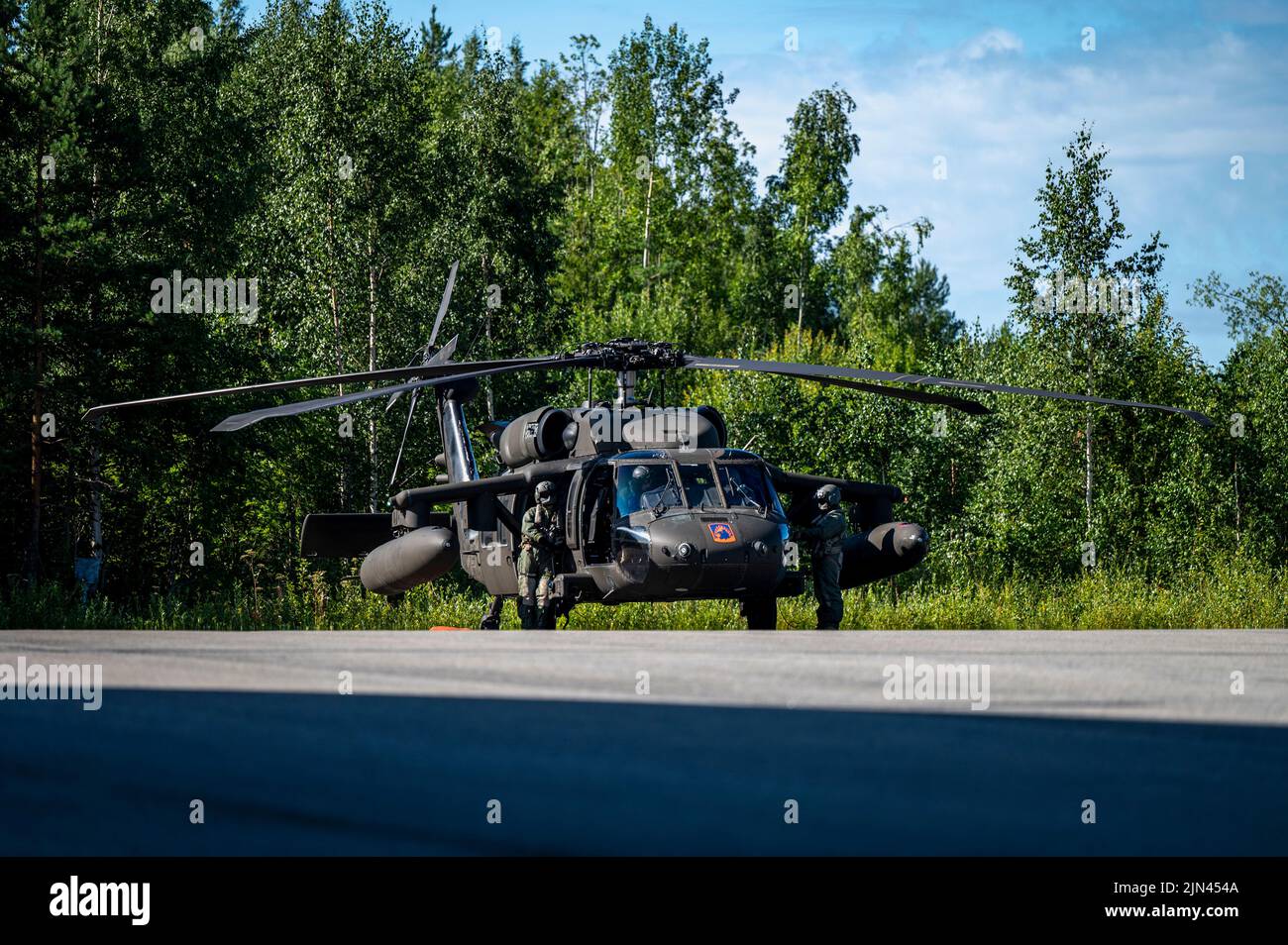 U.S. Soldiers with the 12th Combat Aviation Brigade, prepare to taxi a ...