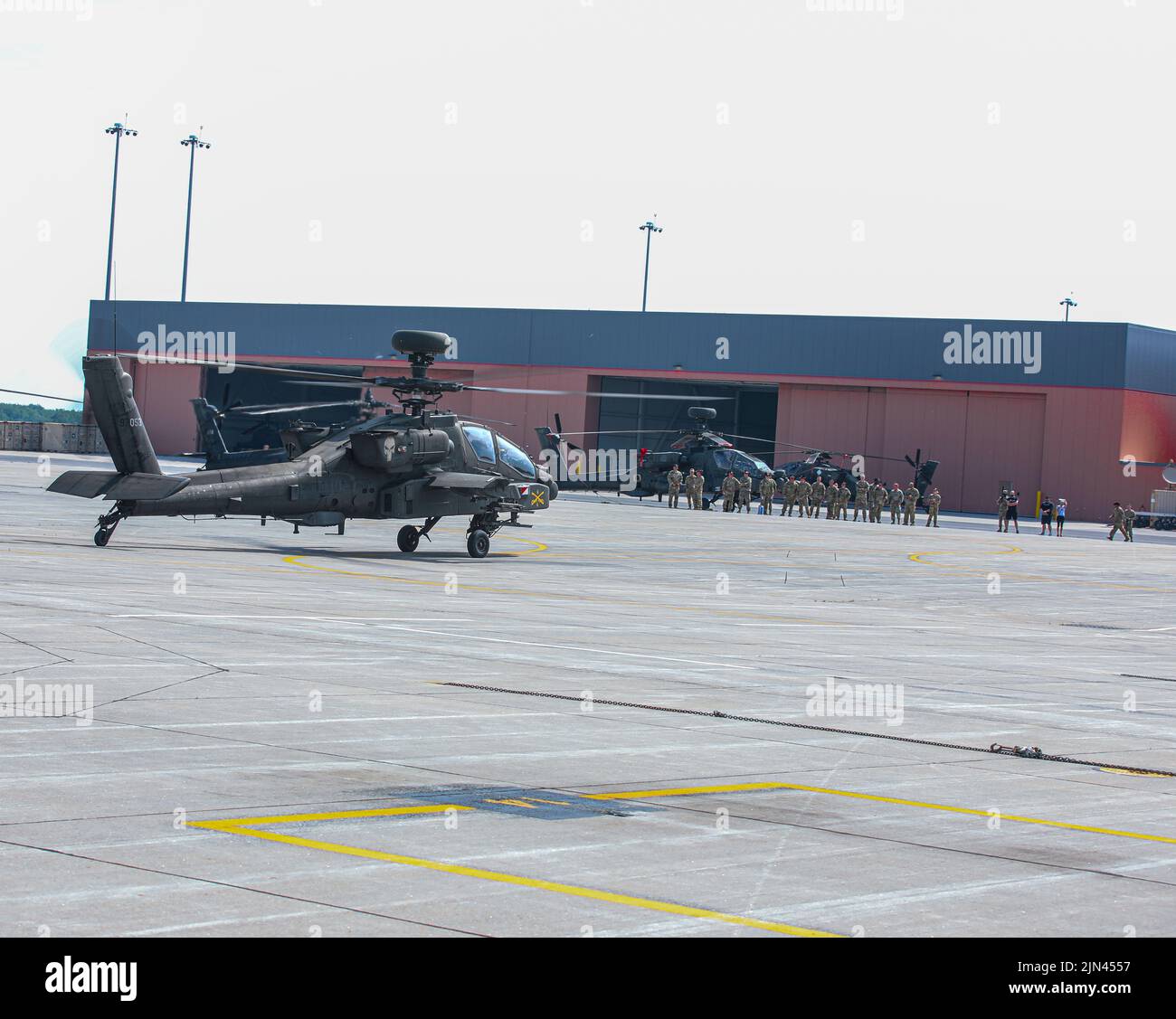 U.S. Army Lt. Col. Beau Rollie, 6-6 Air Cavalry Squadron commander ...