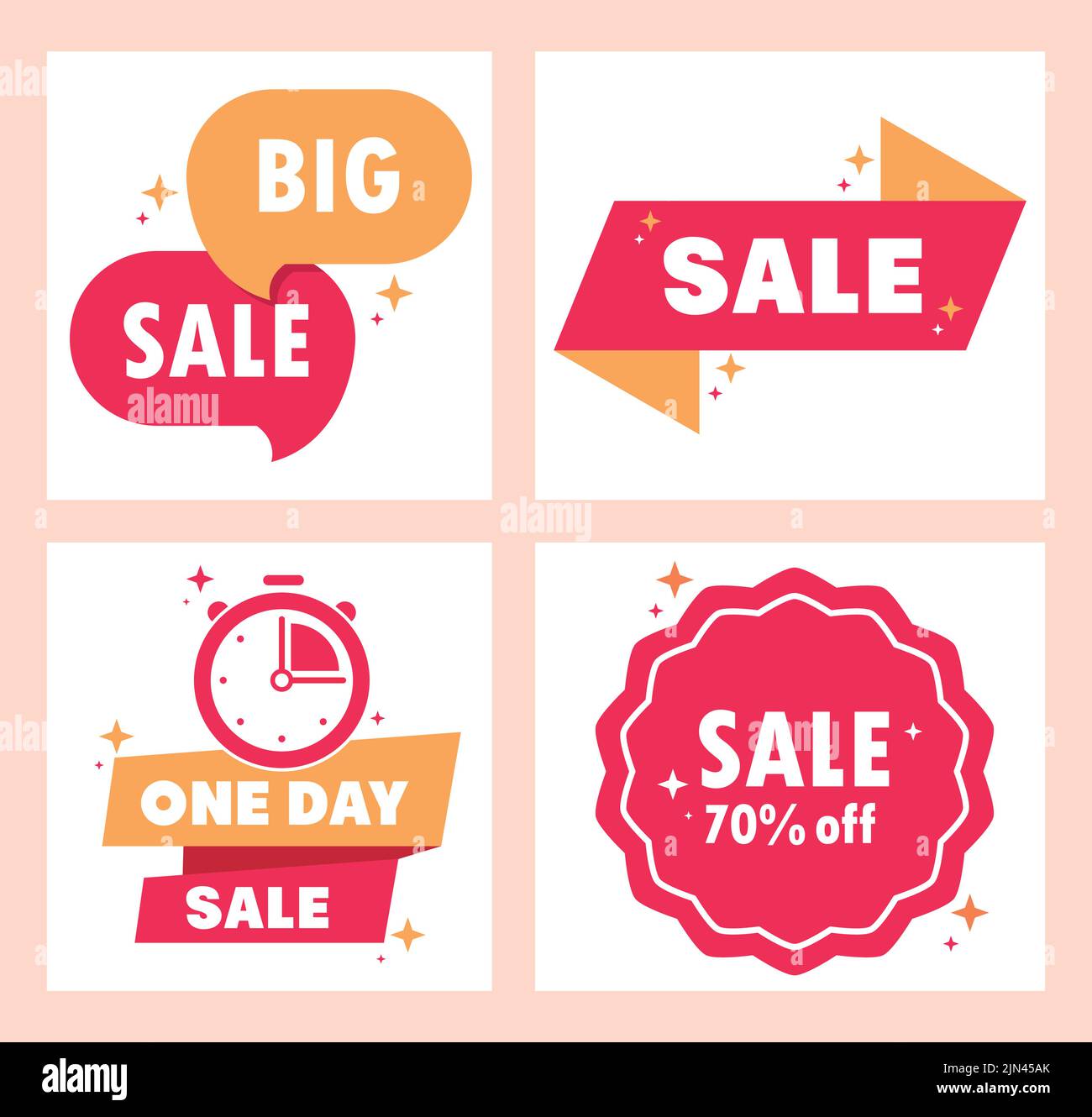 icons set sale tags Stock Vector Image & Art - Alamy