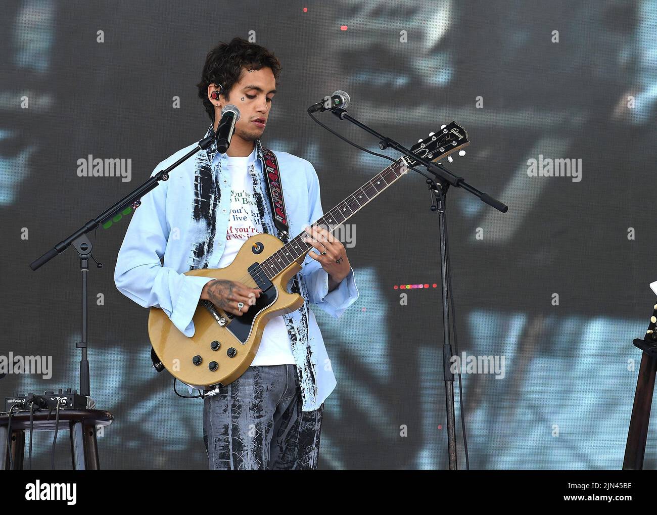 Dominic Fike performs during the 2022 Outside Lands Music and Arts ...