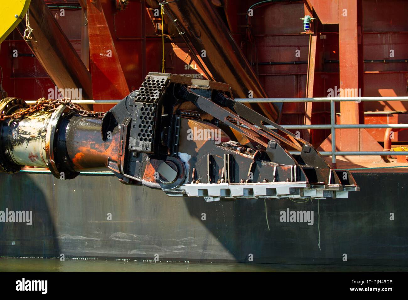 Dredge ship essayons hi-res stock photography and images - Alamy