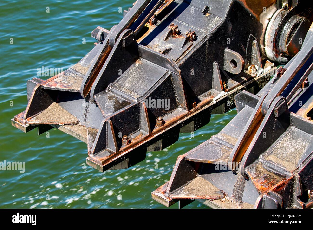 Hopper Dredge Essayons Operates In The Columbia River Near Cathlamet