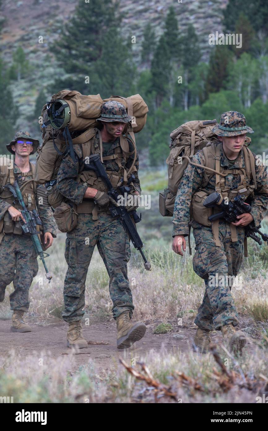 U.S. Marines with 1st Battalion, 24th Marine Regiment, 4th Marine ...