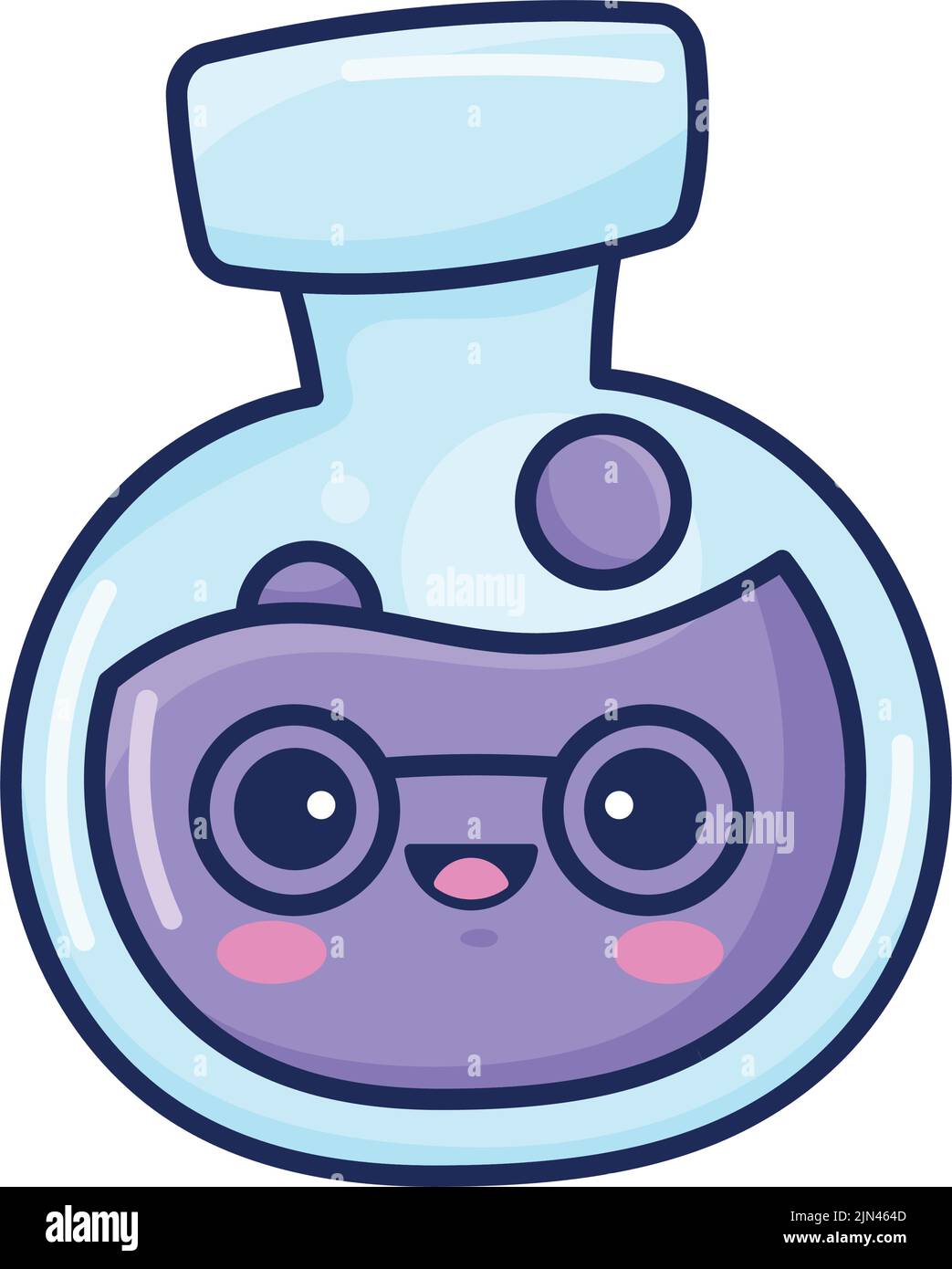 Tube test character kawaii Cut Out Stock Images & Pictures - Alamy