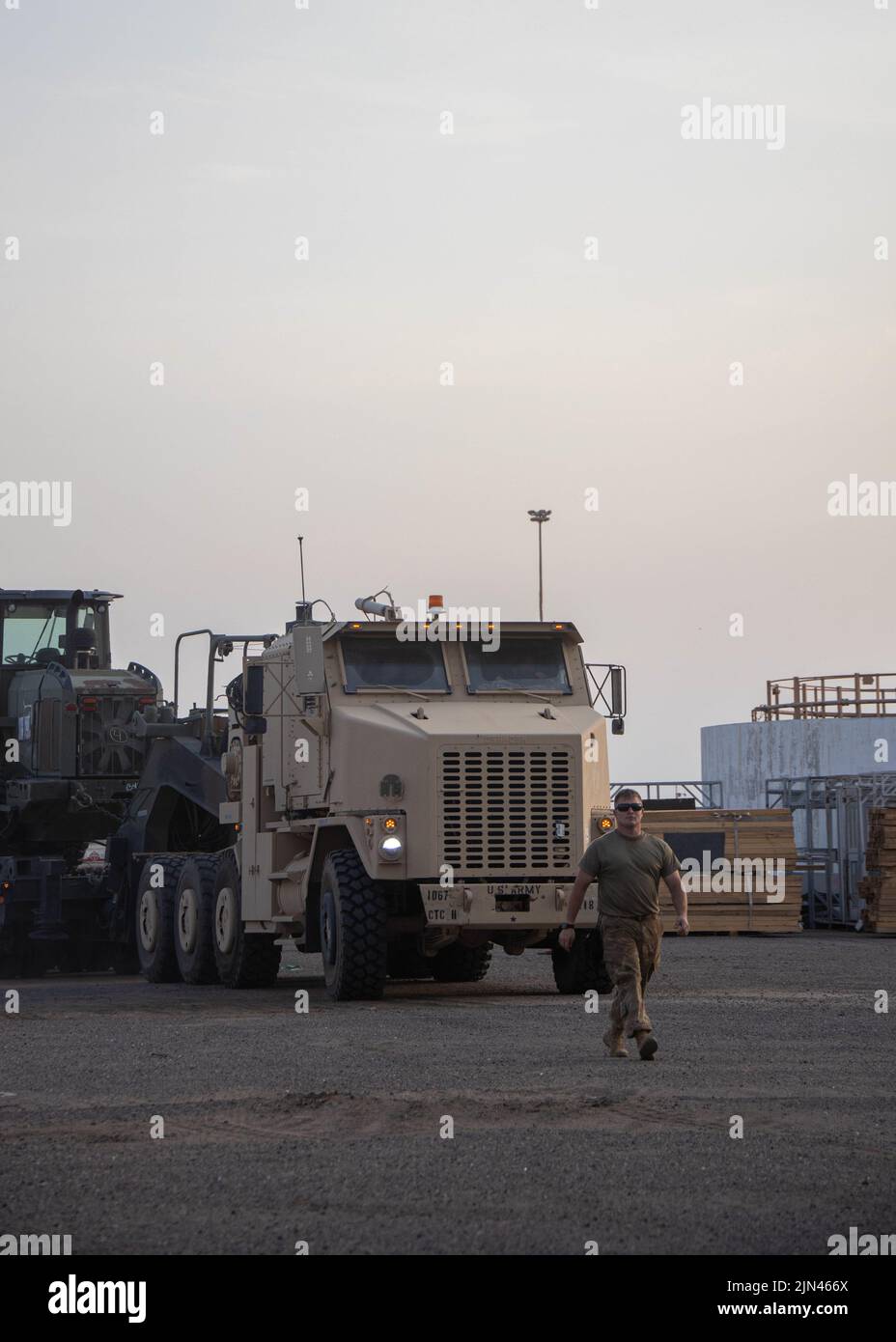 U.S. Army Sgt. Richard Snyder, a motor transport operator with 1067th ...