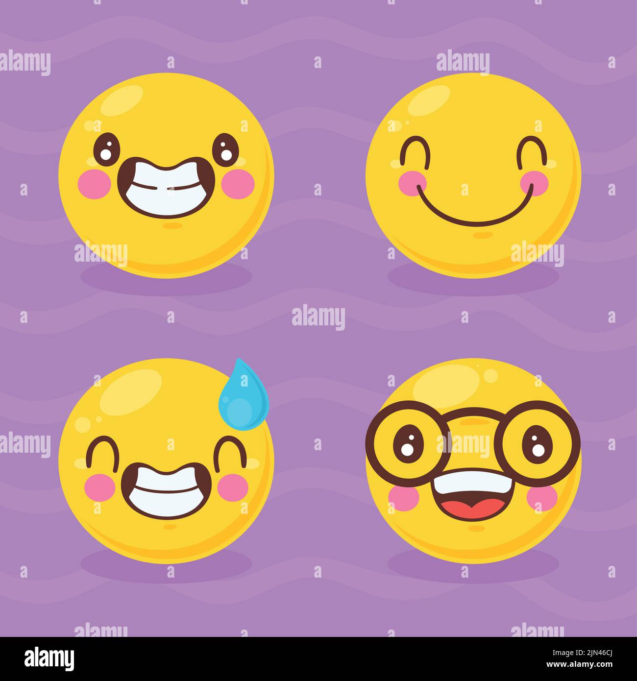 Social media icons and emojis Stock Vector Images - Alamy