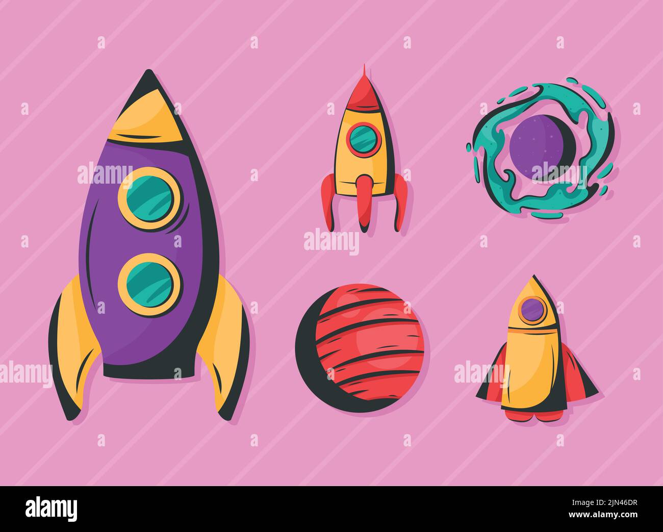 Five planets space hi-res stock photography and images - Alamy
