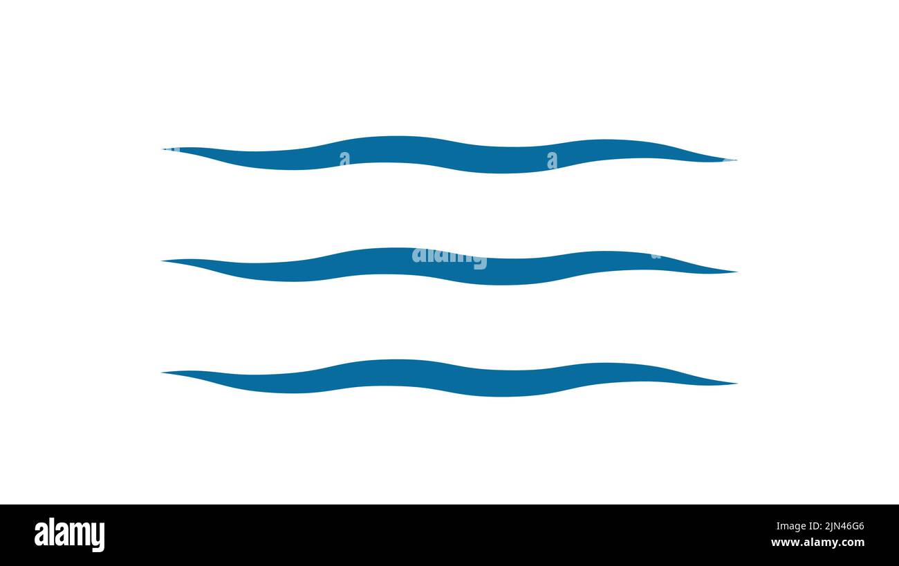 Blue wave icon Stock Vector Image & Art - Alamy