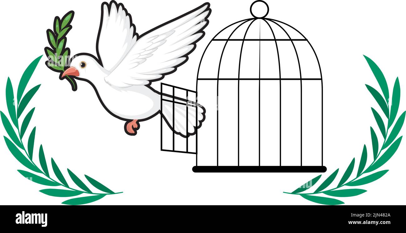 Dove bird logo concept vector illustration Stock Vector Image & Art - Alamy