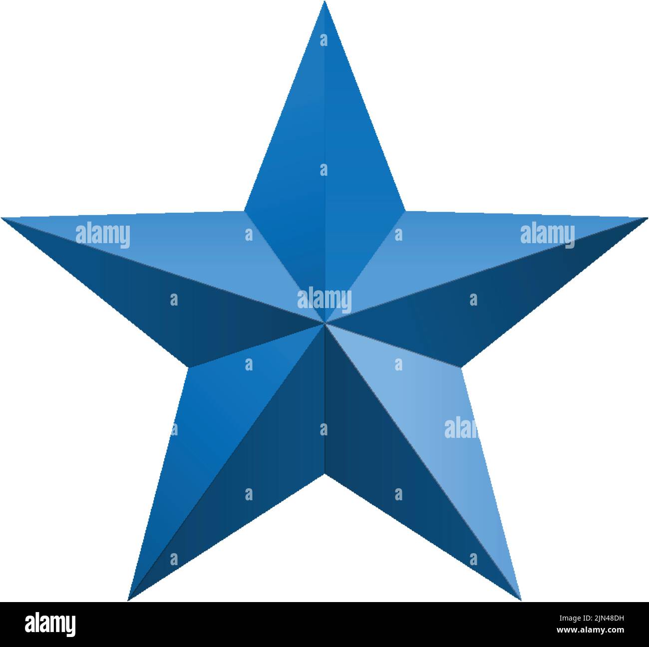 3D metal star isolated illustration Stock Vector Image & Art - Alamy