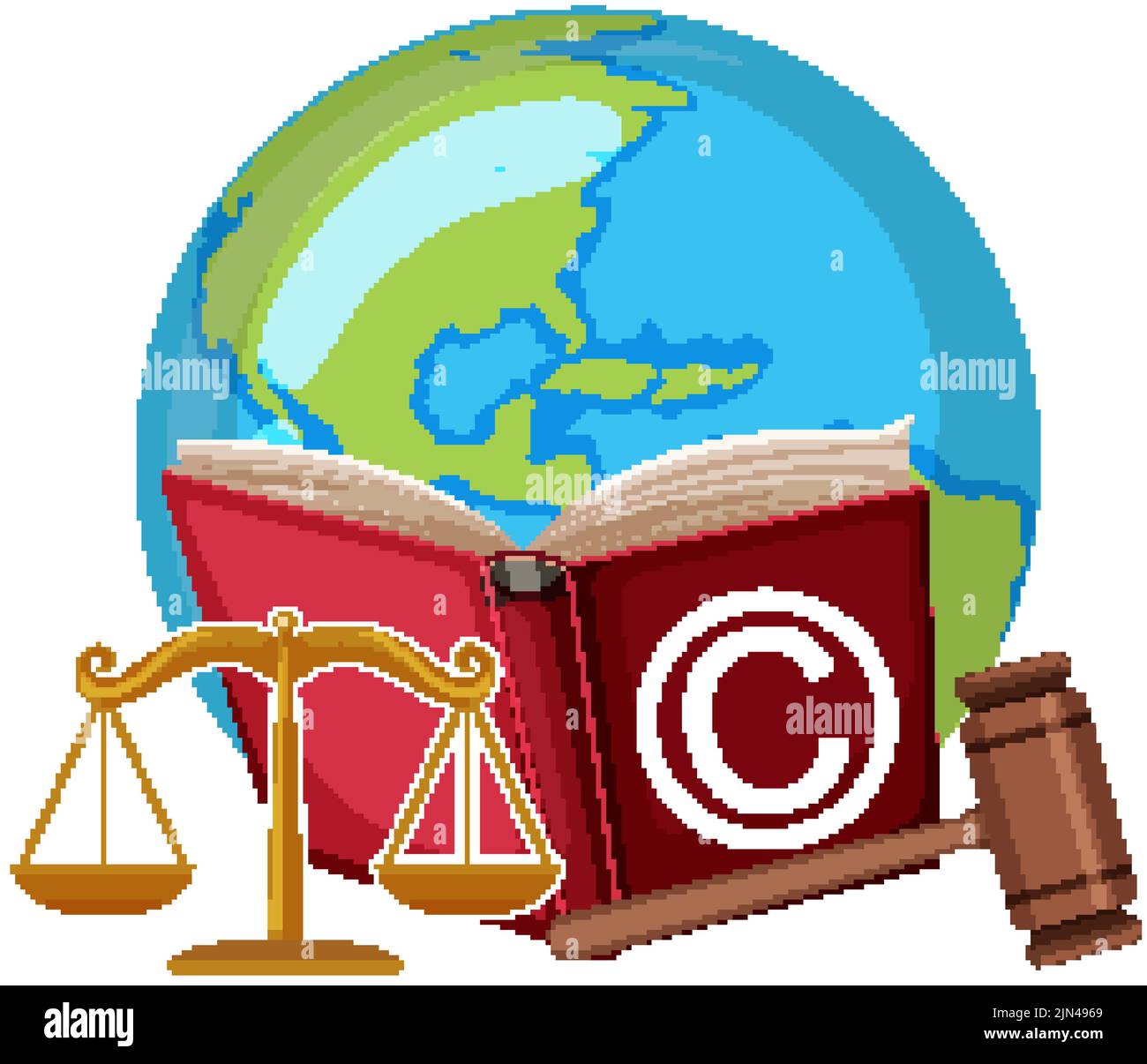 Copyright symbol concept vector illustration Stock Vector Image & Art ...