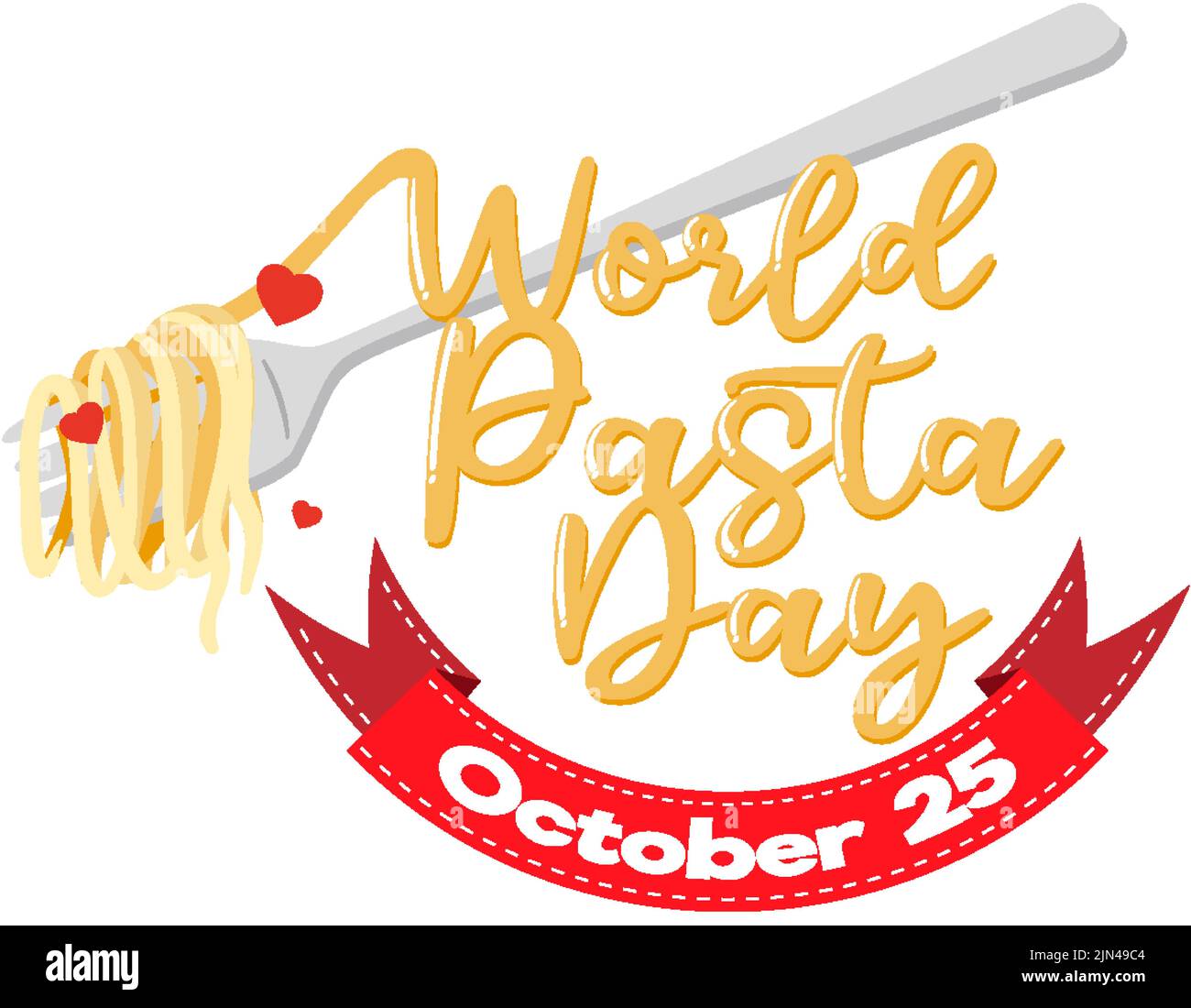 World Pasta Day Poster Design illustration Stock Vector Image & Art - Alamy