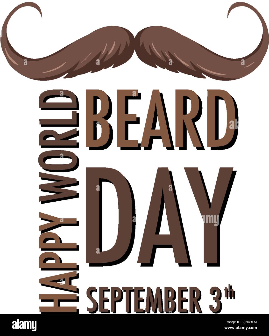 World Beard Day September 3 illustration Stock Vector Image & Art - Alamy