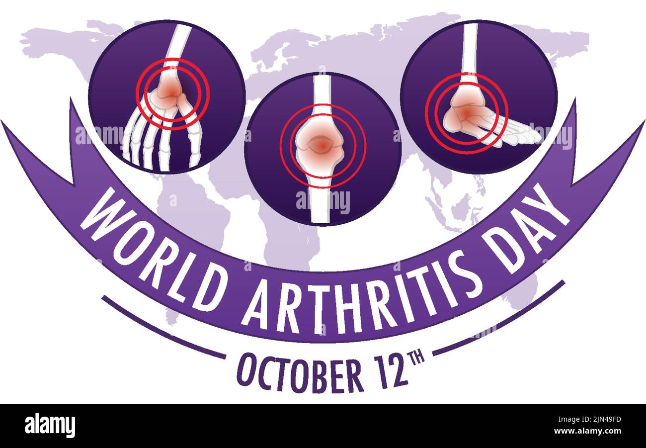 World Arthritis Day Poster Design illustration Stock Vector Image & Art ...