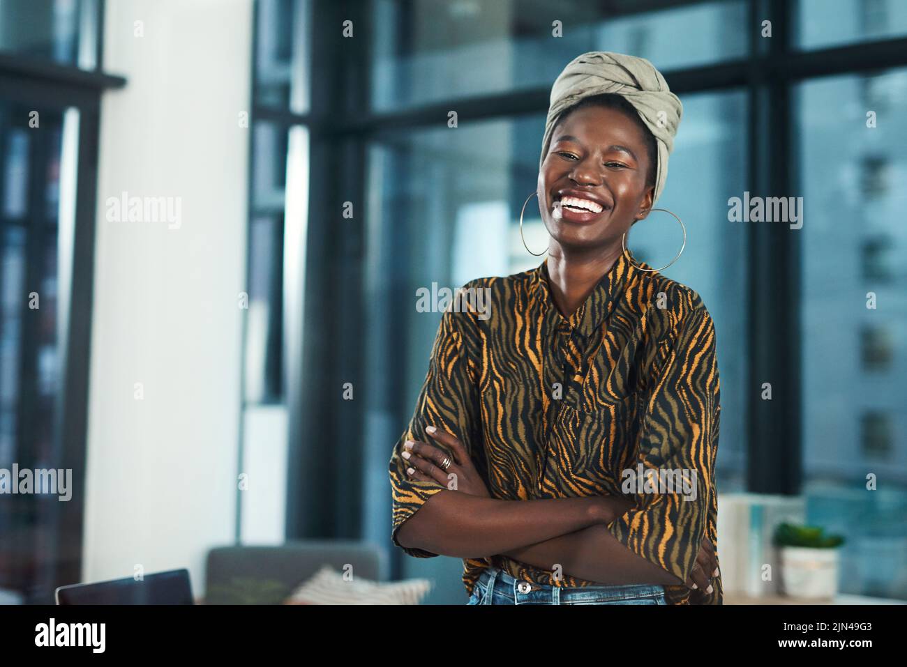 I always deliver more than is expected of me. Cropped portrait of an attractive young ...