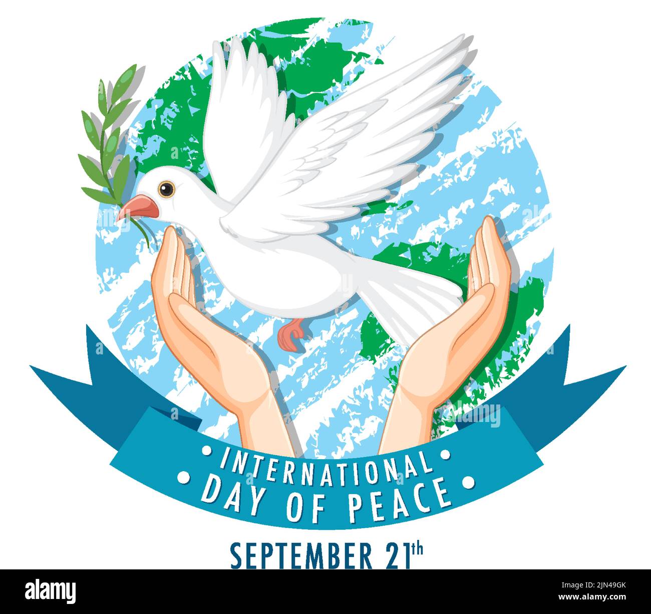 International Day of Peace Banner Design illustration Stock Vector ...