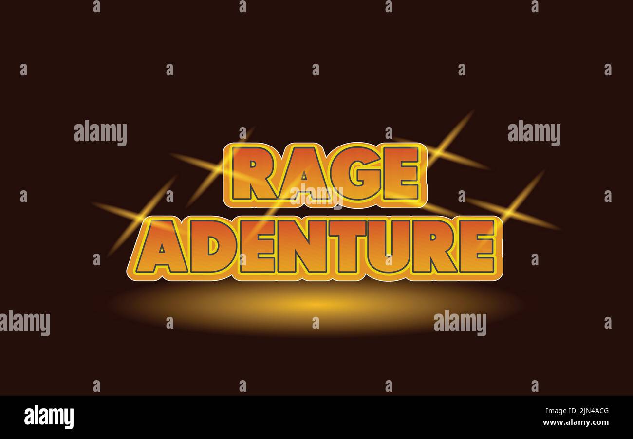 Super text effect template with 3d bold style use for logo Stock Vector ...