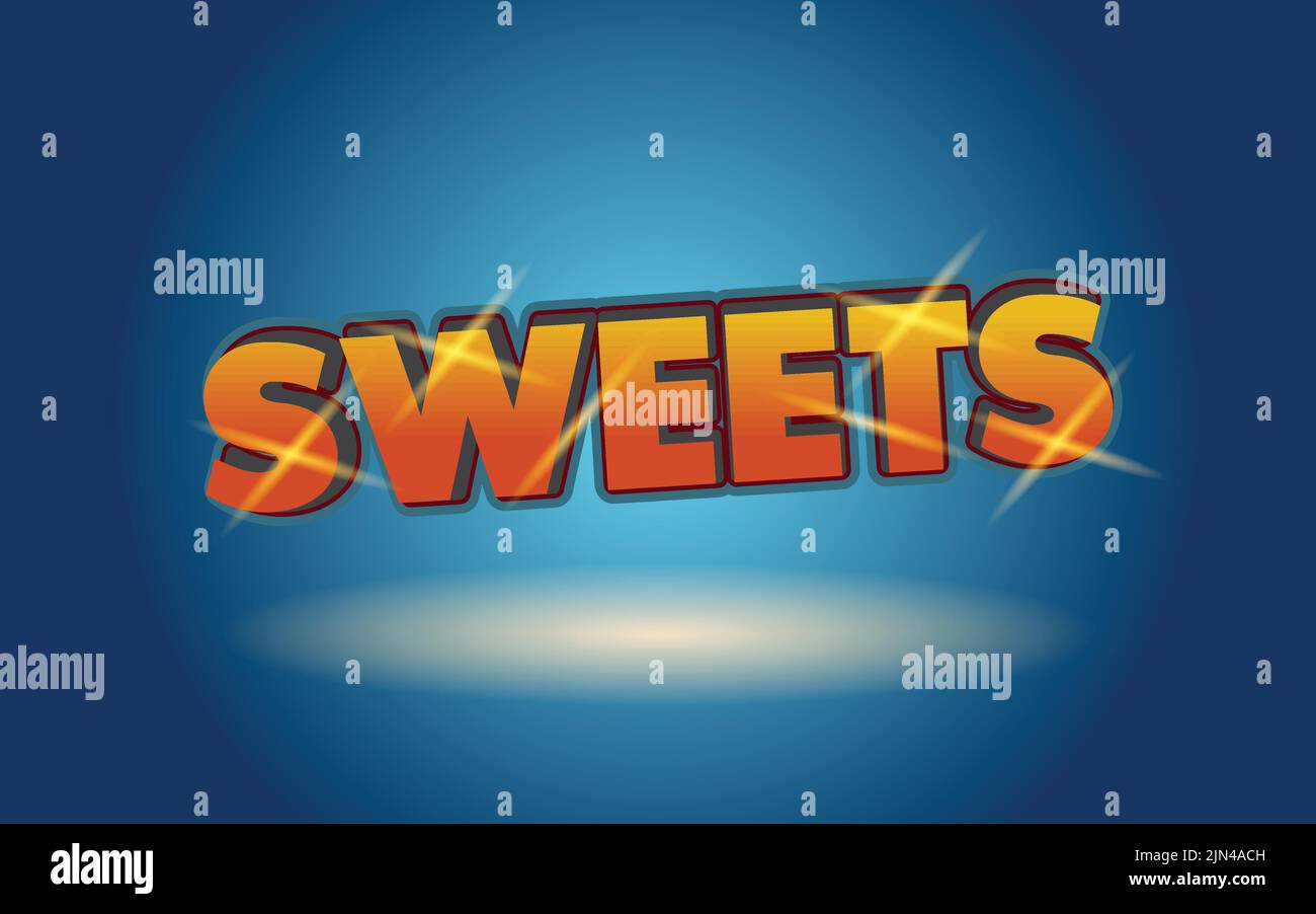 Super text effect template with 3d bold style use for logo Stock Vector ...