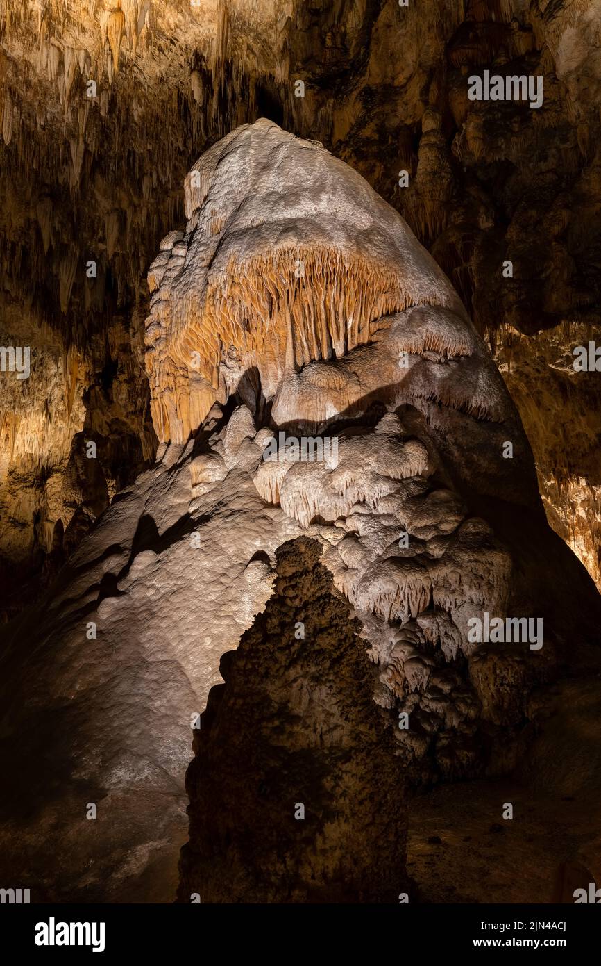''The Caveman'' in Big Room, Carlsbad Caverns National Park, New Mexico ...
